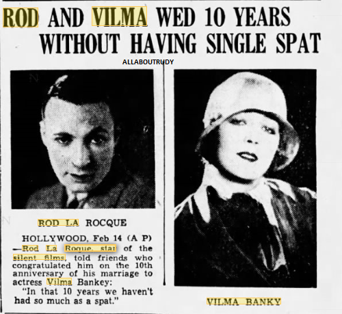Vilma Banky | All About Rudolph Valentino